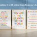 You Are the Light of the World Printable Colorful Children Bible Verse ...