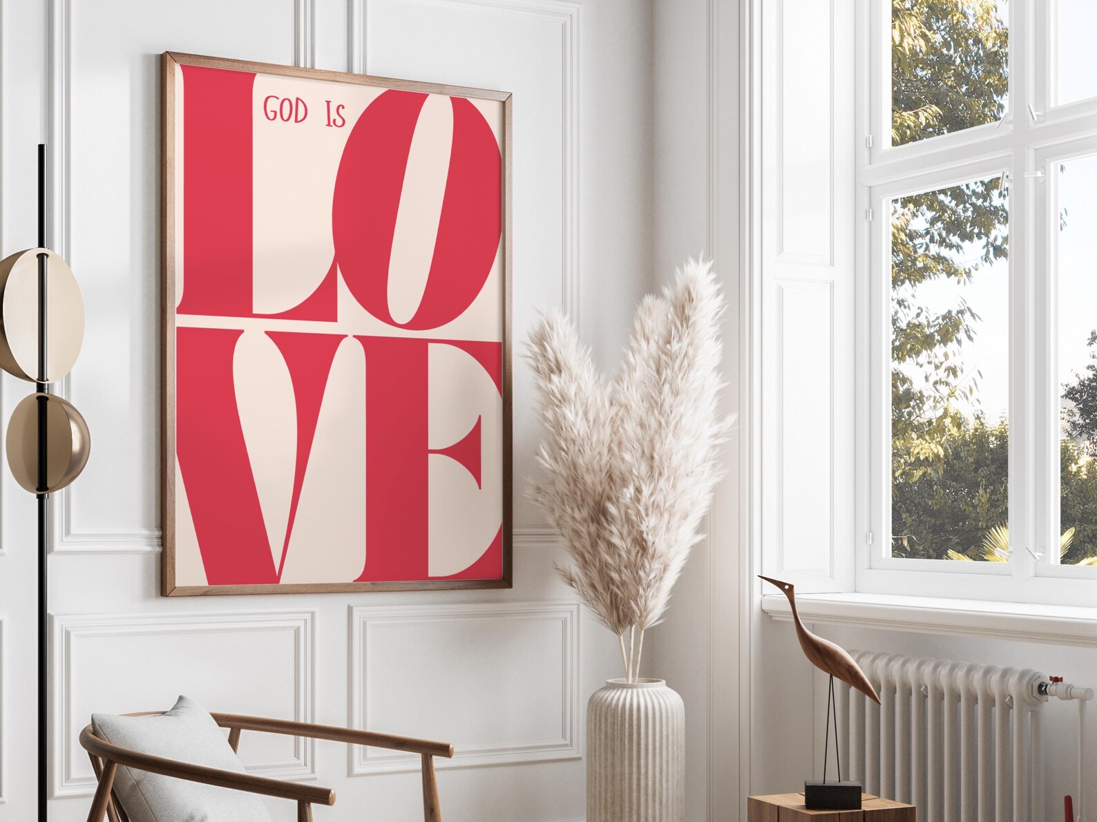 God is Love Poster God Quotes Poster 1 John 4 8 Wall Art Cool Christian ...