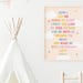 Now I Lay Me Down to Sleep Prayer Bedtime Prayer Poster Colorful ...
