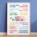 Gods Promises Printable Poster Colorful Children Bible Verse Wall Art ...