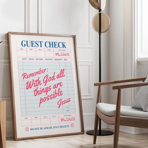 With God All Things Are Possible Cool Christian Print the Good News ...