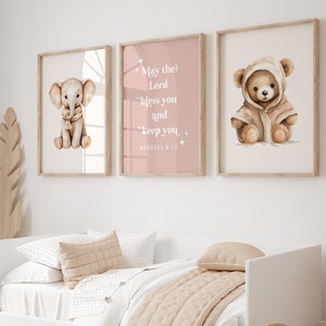 May the Lord Bless You Printable Boho Christian Nursery Wall Art ...