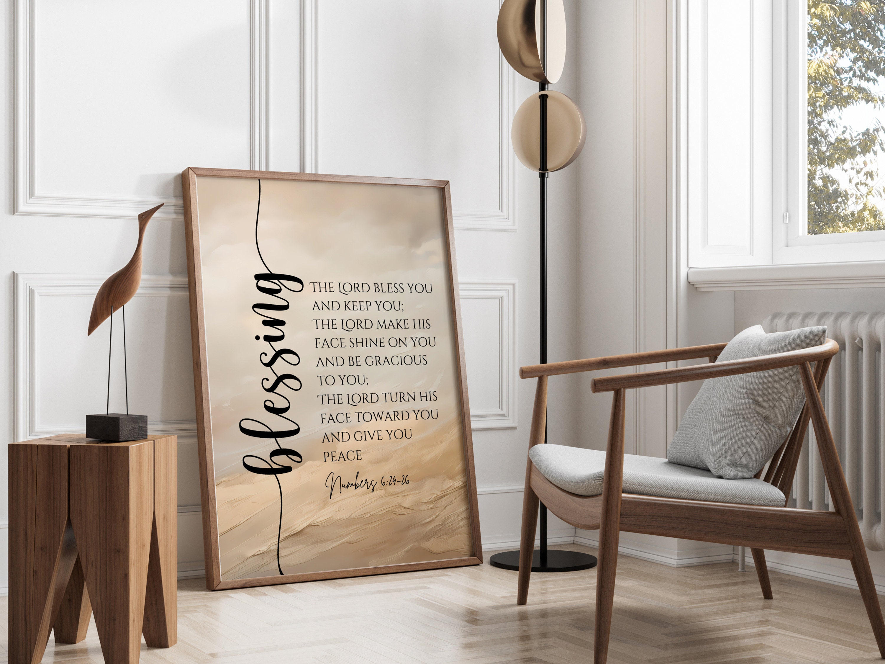 The Lord Bless You and Keep You Numbers 6 24 26 Wall Art Printable ...