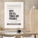 With God All Things Are Possible Cool Christian Print the Good News ...
