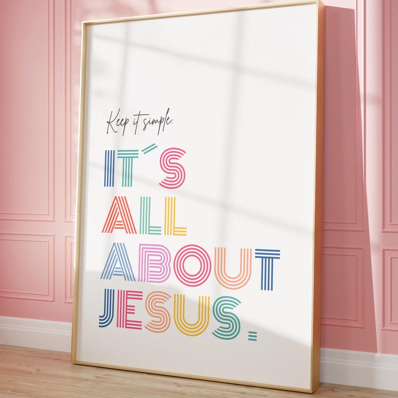 Sunday School Wall Art - Etsy