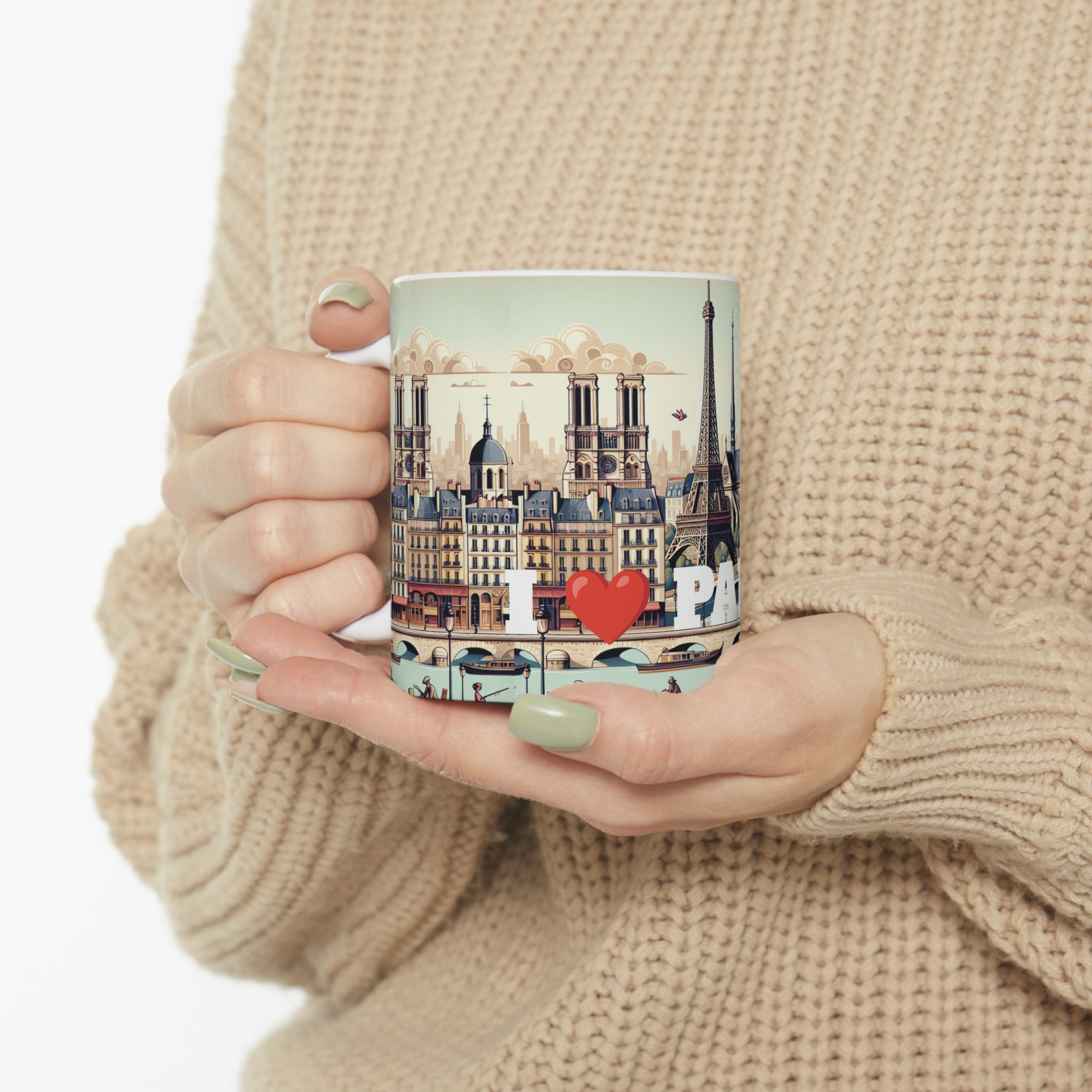Paris, France Travel Series Ceramic Mug - Etsy