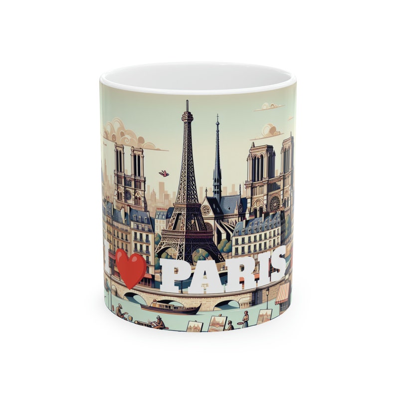 Paris, France Travel Series Ceramic Mug - Etsy