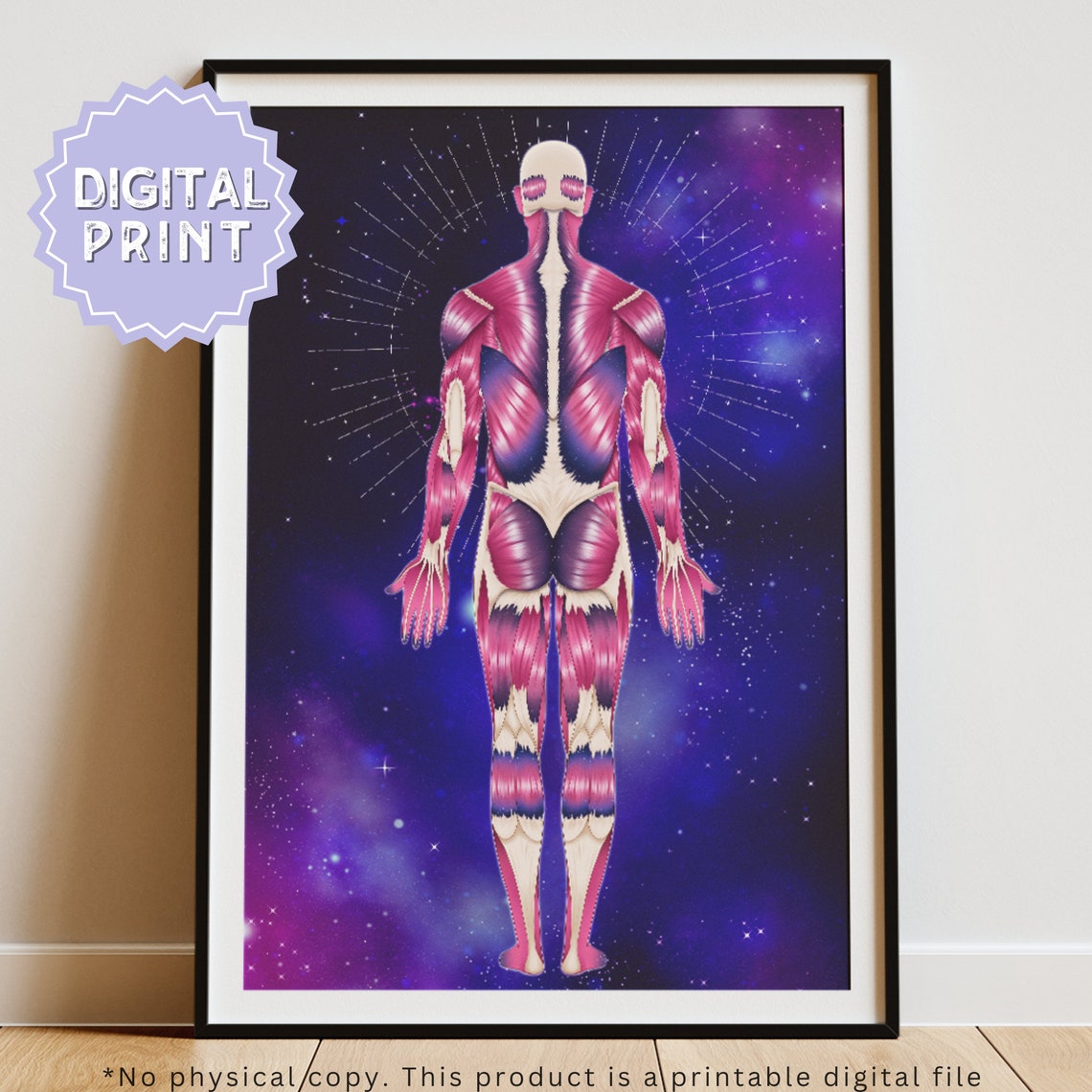 Printable Massage Art | Beautiful Aesthetic Art, Full Body Muscle ...