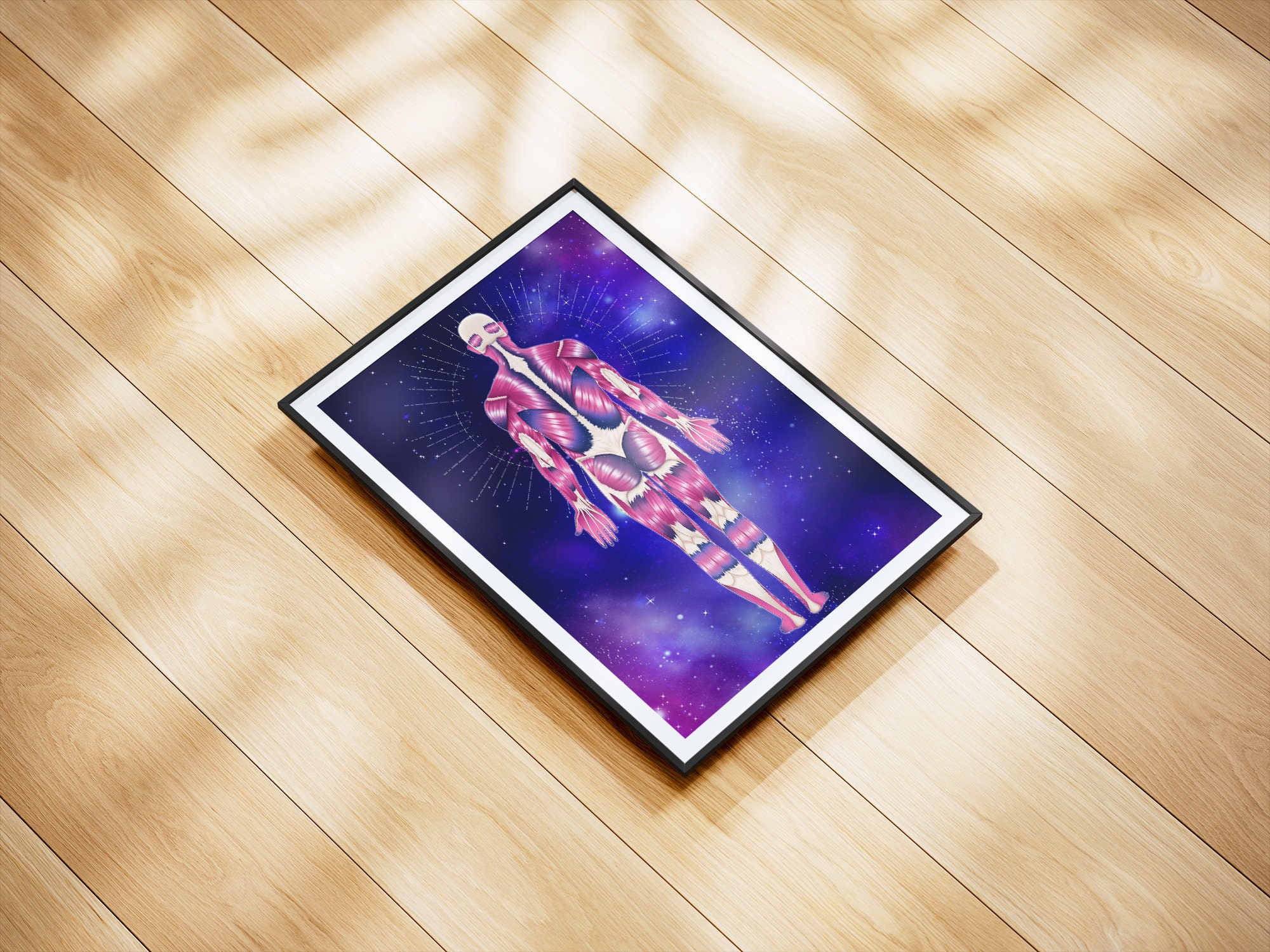 Printable Massage Art | Beautiful Aesthetic Art, Full Body Muscle ...