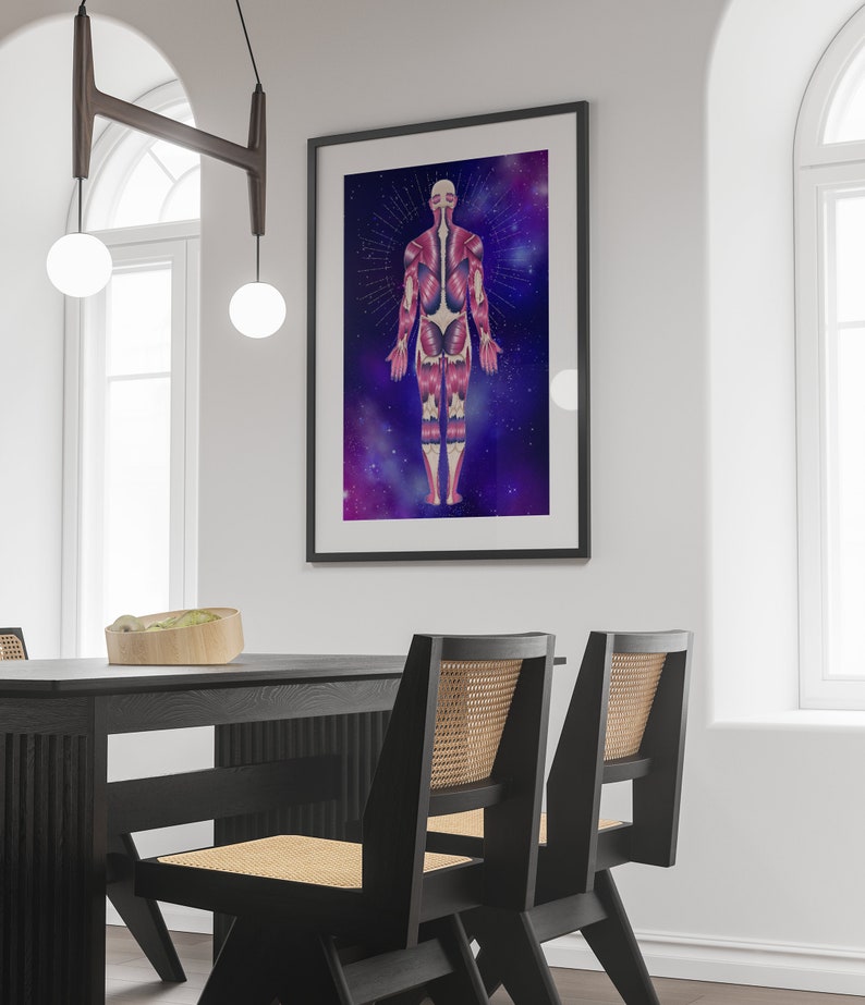 Printable Massage Art | Beautiful Aesthetic Art, Full Body Muscle ...