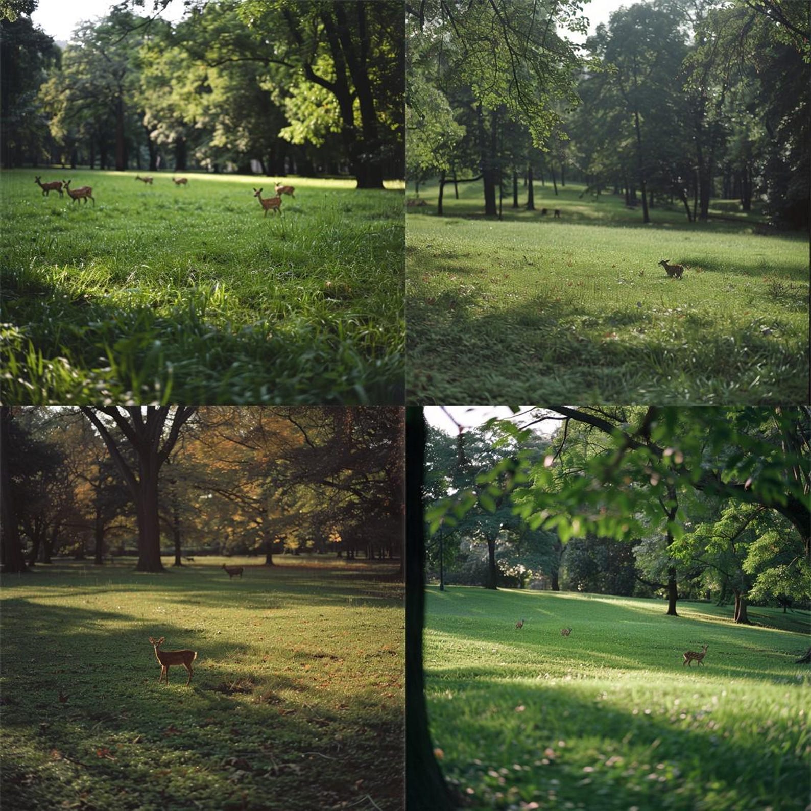 24 Green Park Trees Clipart, Nature Landscape Illustration, Digital ...