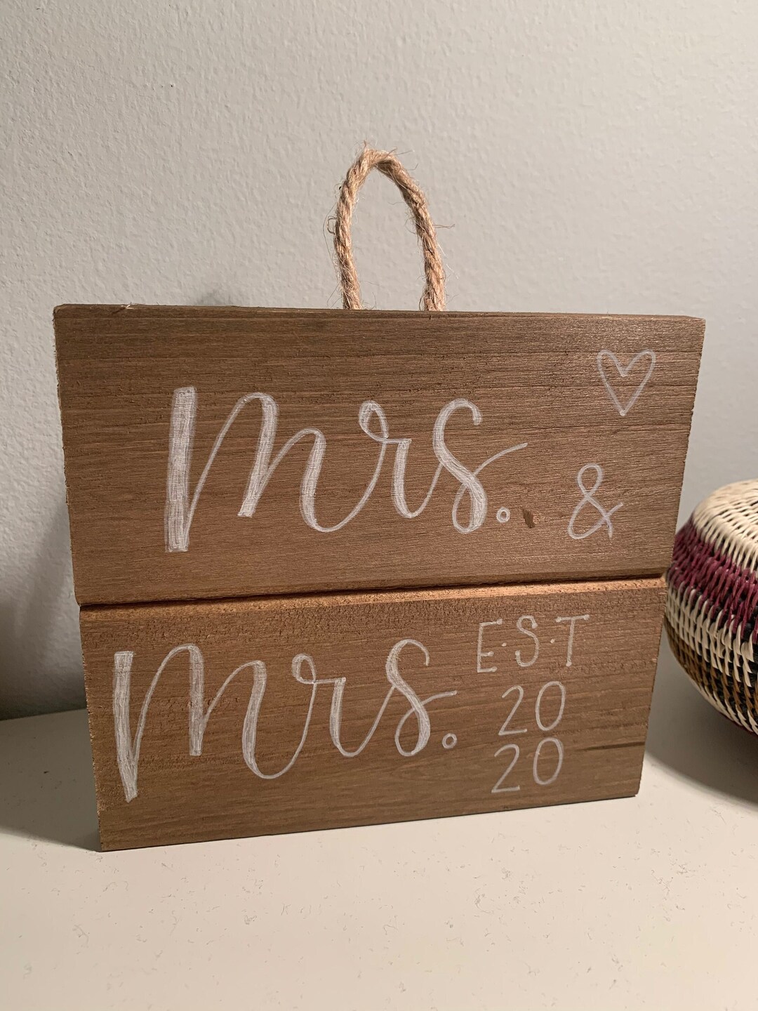 Customizable Handwritten Wooden Sign - Etsy