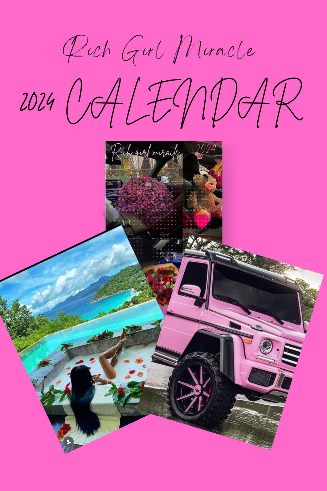 2024 Rich Girl Calendar - Etsy