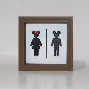 Disney Inspired Restroom Free-standing Sign - Add Some Whimsy to Your ...