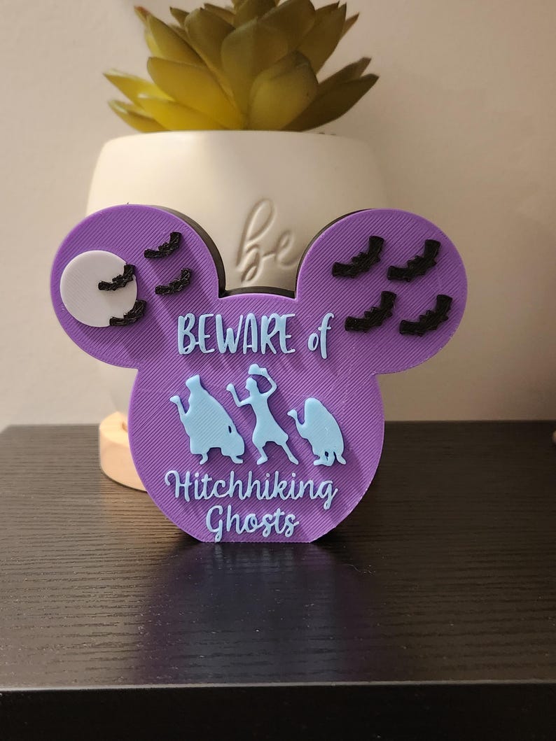 Haunted Mansion Mickey Ear Standees – Disney Fan Desk Decor, Halloween ...