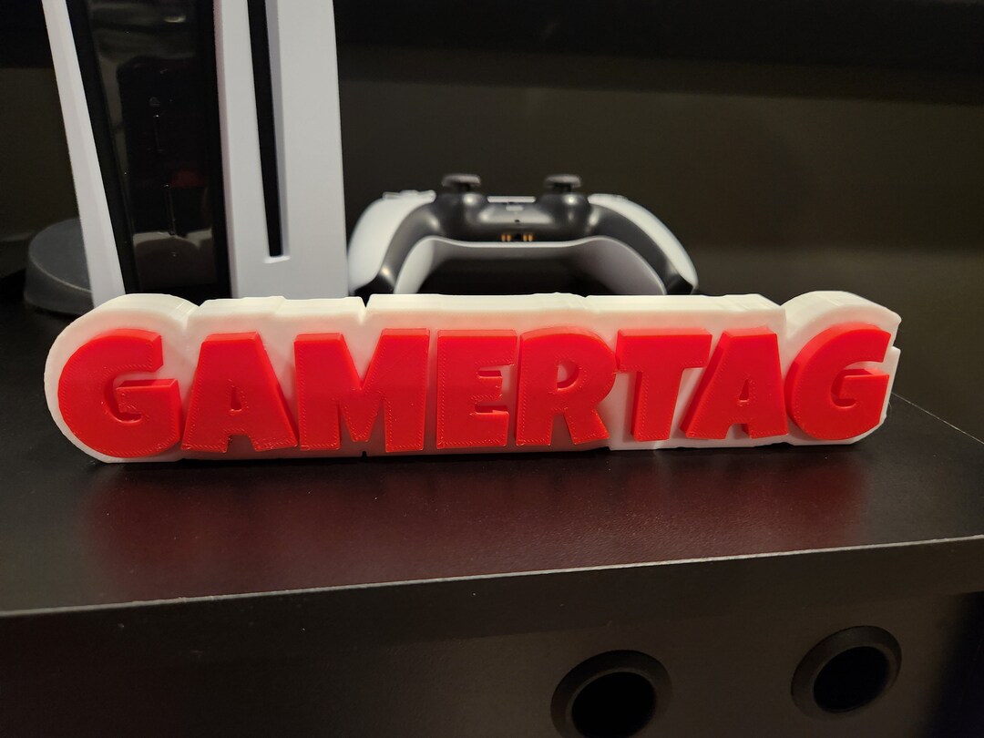 Personalized Custom Gamertag - Battle Royale Themed Nameplate - Custom ...