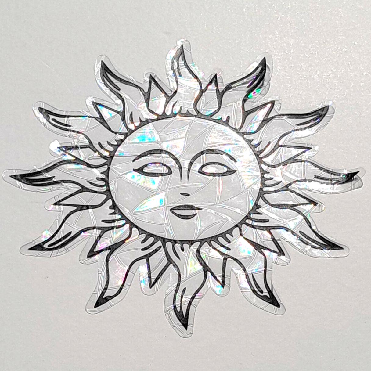 Sun Suncatcher Window Cling. Rainbow Prism Decal - Etsy