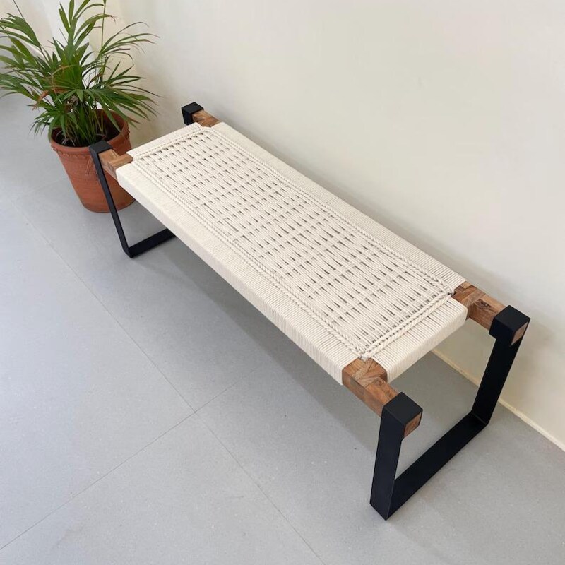 Woven Bench - Etsy