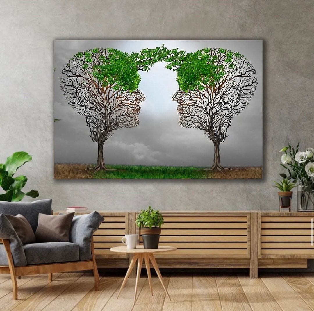 Psychology Decor, Psychotherapy, Therapy Room, Consuelor Office Canvas ...