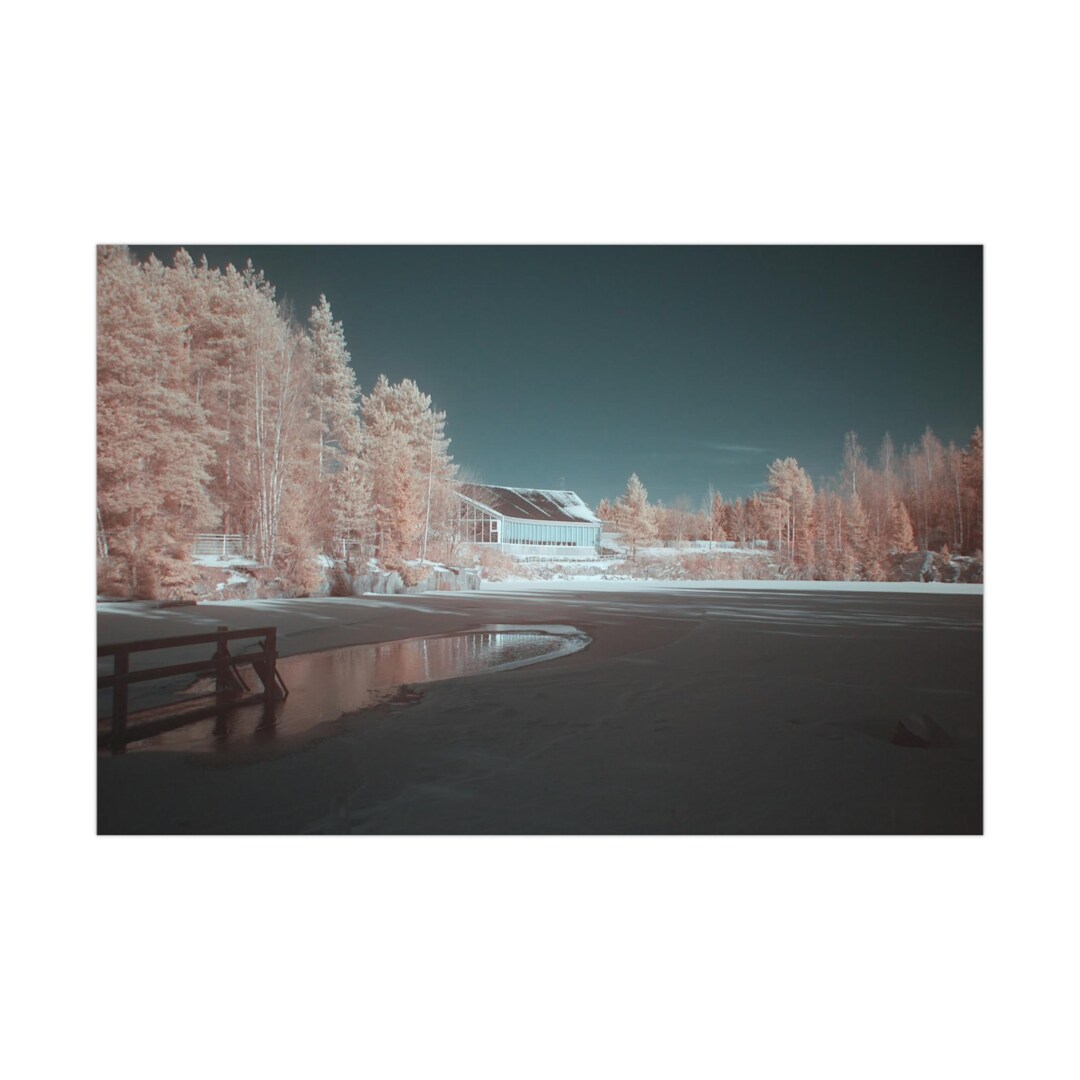 Fine Art Matte Posters, Infrared Camera Unreal Environment Shot, 7 ...