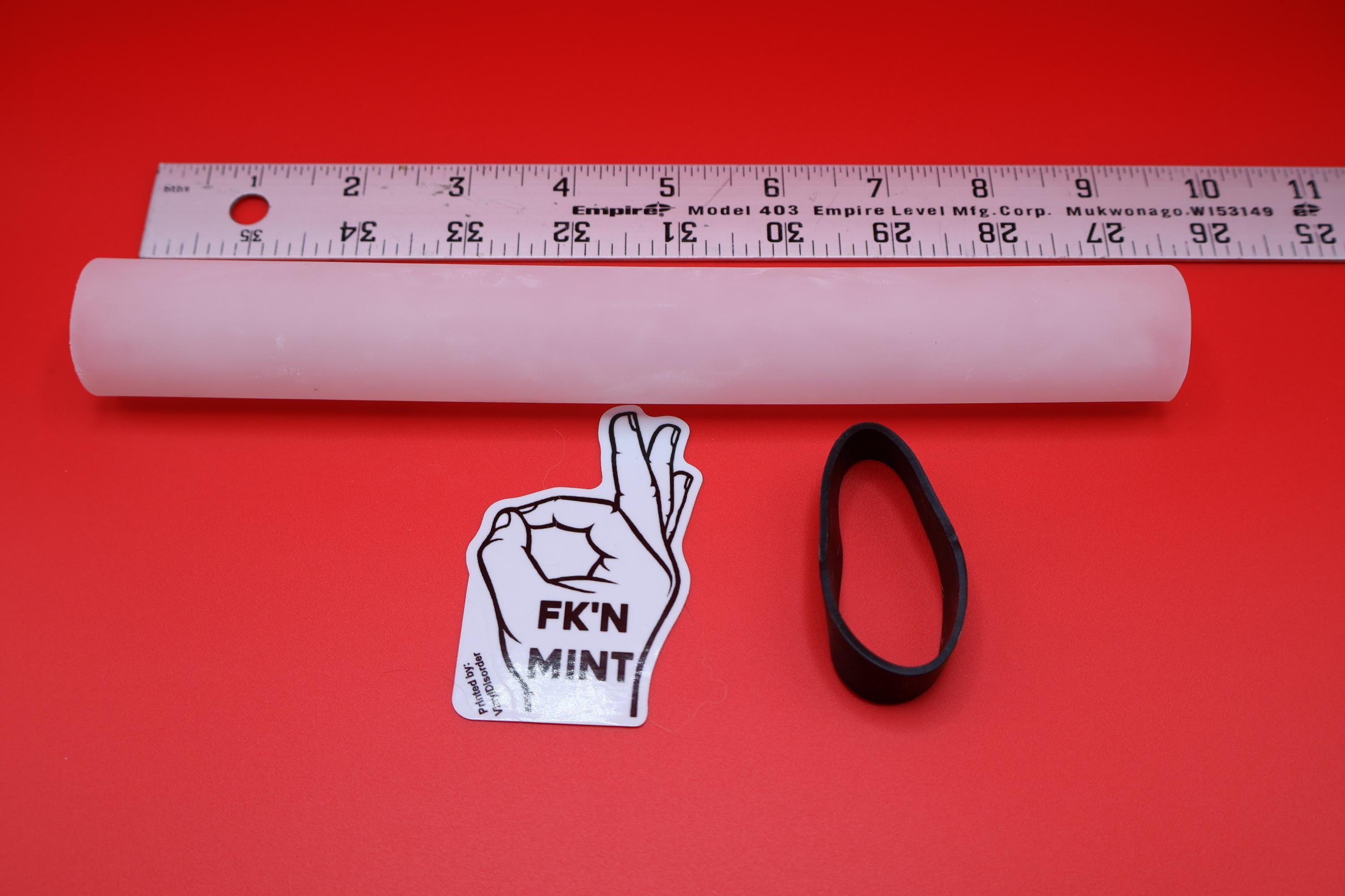 23mm 8 1/2” Silicone Sleeve, Retaining Band for Attaching to Vacuum Cup ...