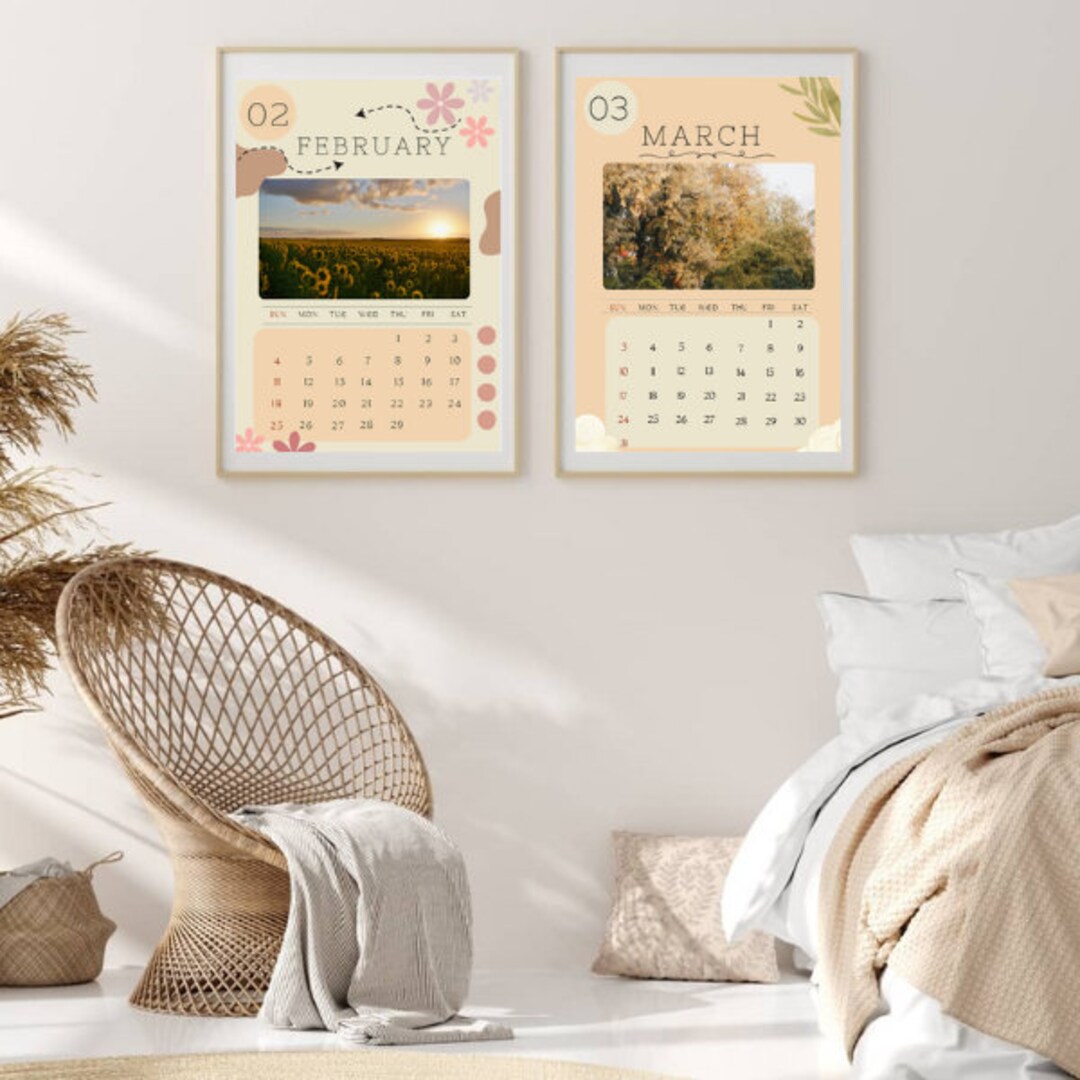 Chromatic Splendor- Calendar 2024 Document - Etsy