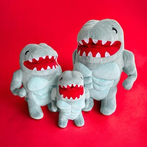 Buff Buddies Stuffed Shark Animals Plush Toys for Boys and Girls Cuddly ...