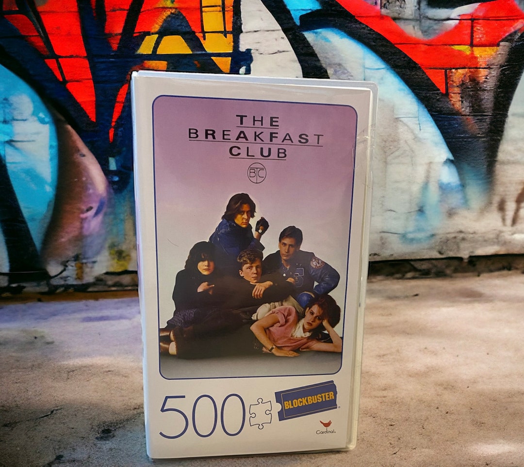 The Breakfast Club - Blockbuster VHS Box 500 Piece Puzzle - Etsy UK