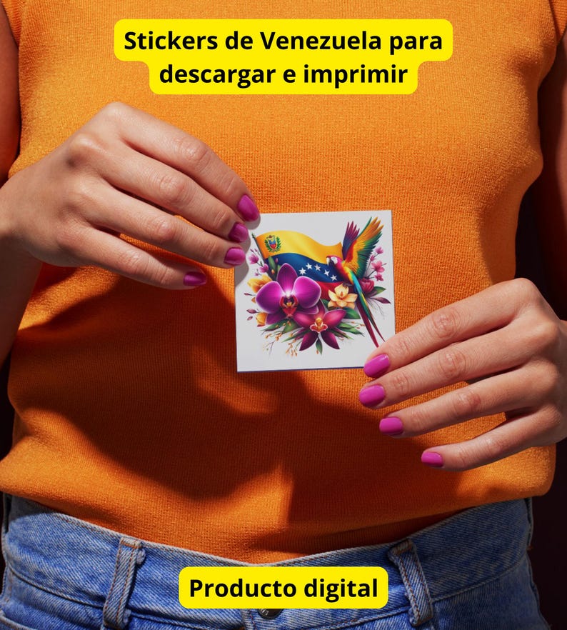 Stickers From Venezuela, Venezuelan Decals, Stickers, Digital Product ...