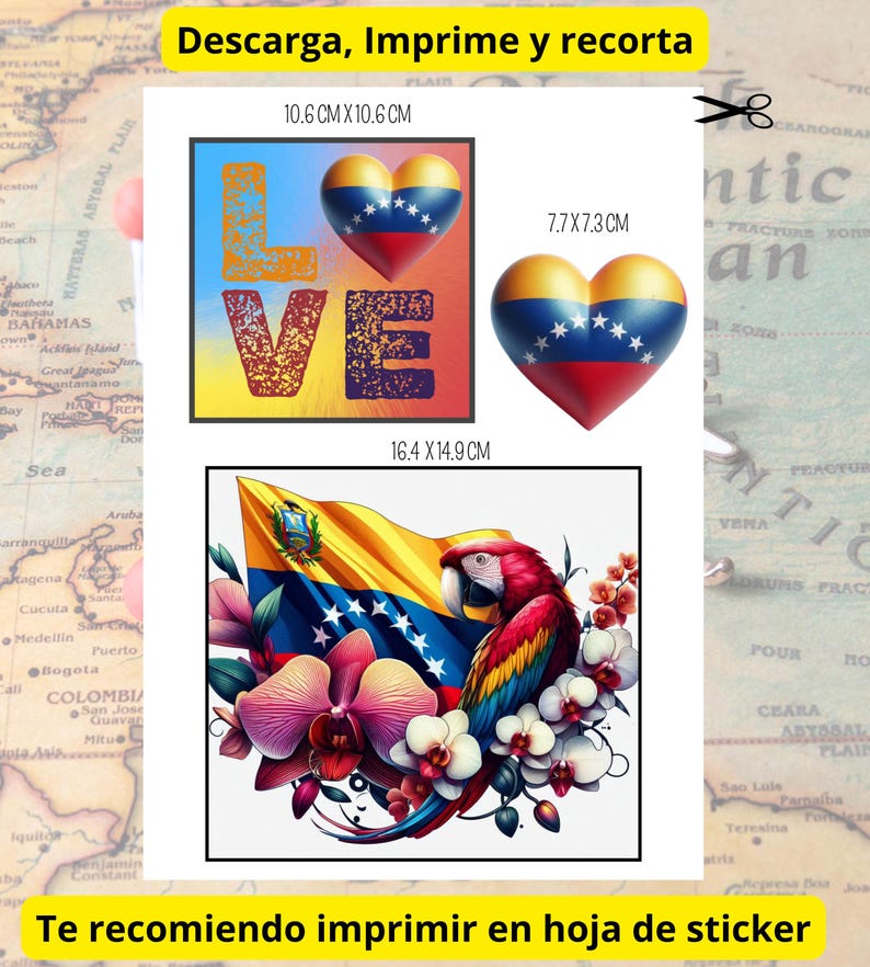 Stickers From Venezuela, Venezuelan Decals, Stickers, Digital Product ...