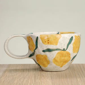 Lemons Ceramic Mug, Coffee Mug, Ceramic Mug, Mug, Housewarming Gift ...