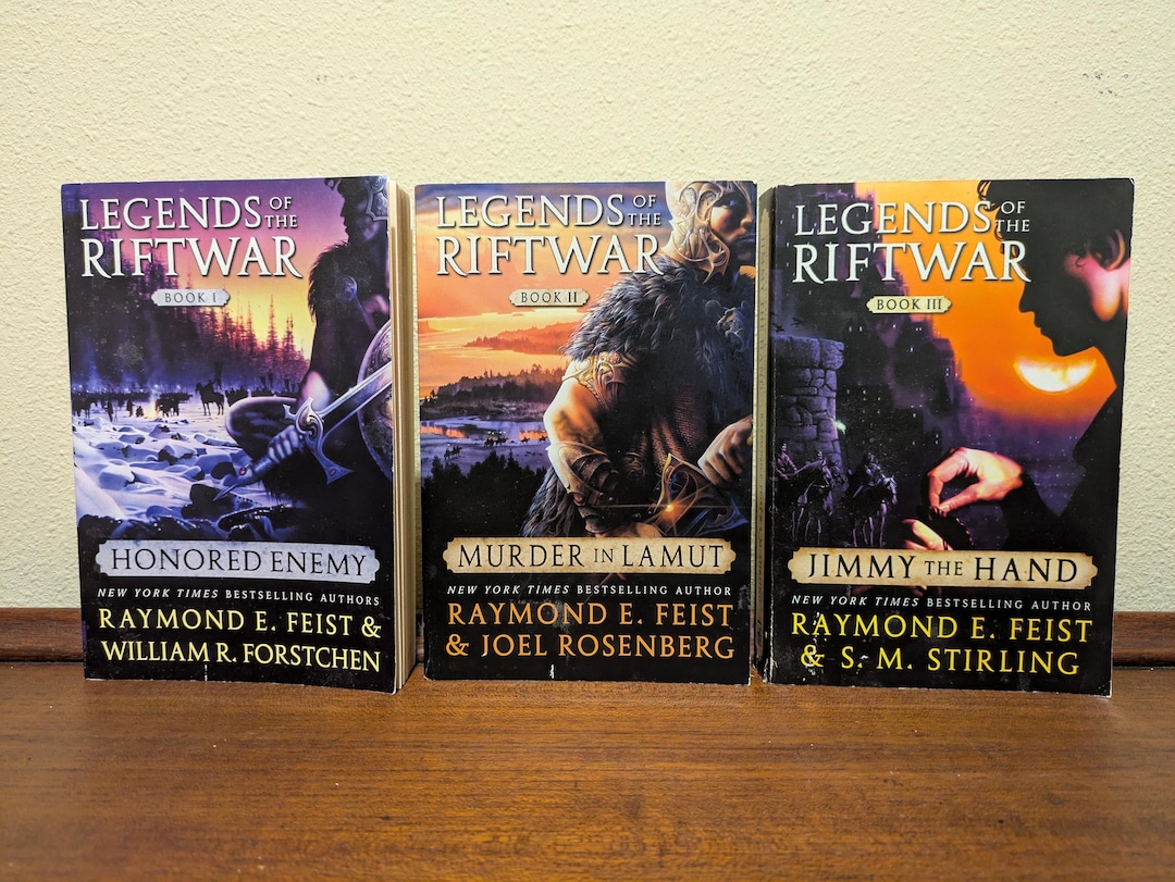 Legends of the Riftwar by Raymond E. Feist, Complete 3 Book Set - Etsy
