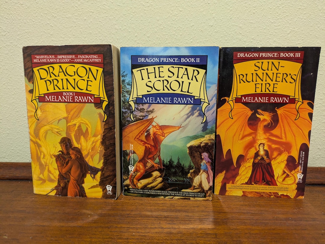 Dragon Prince Trilogy by Melanie Rawn (books 1, 2, & 3) - Etsy