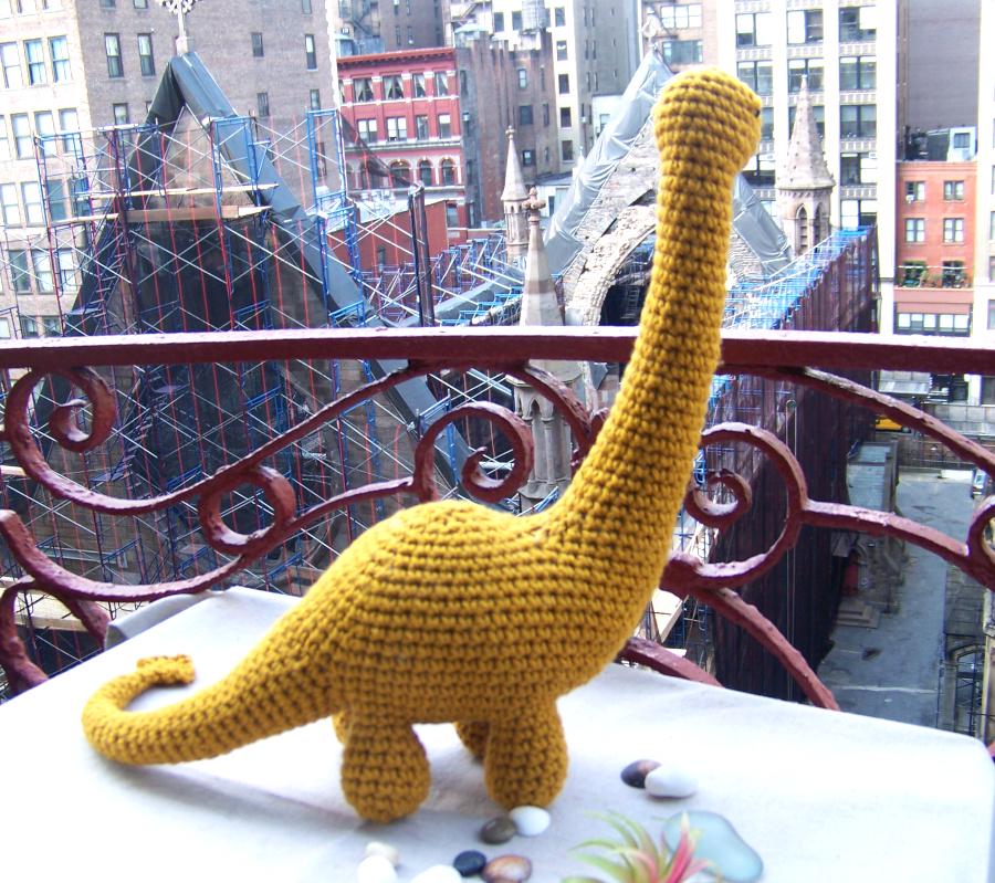 No-sew Crochet Dinosaur Pattern: Amigurumi Brontosaurus (PDF Pattern ...
