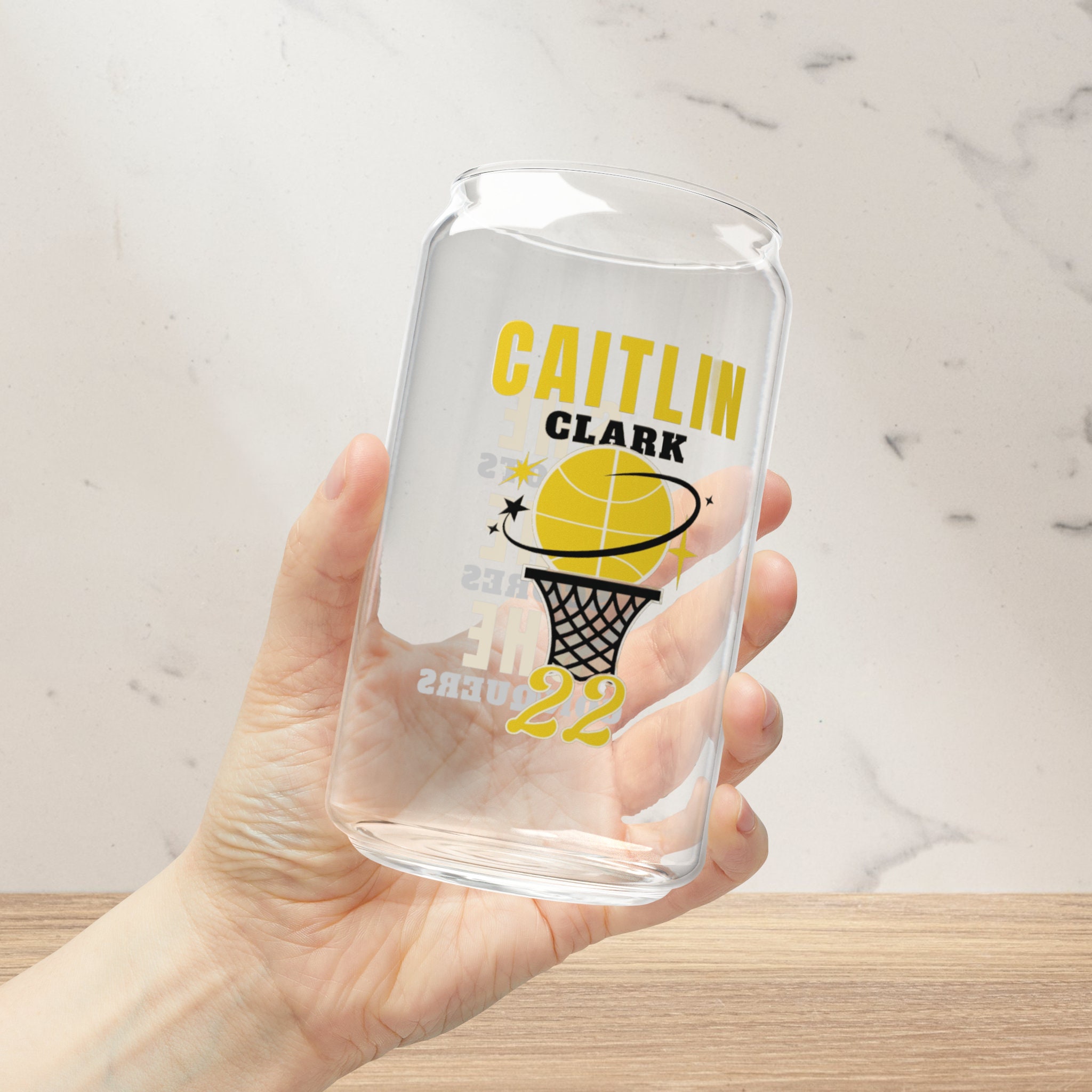 Caitlin Clark Iced Coffee Cup, Iowa Hawkeyes Merch, March Madness, Iced ...