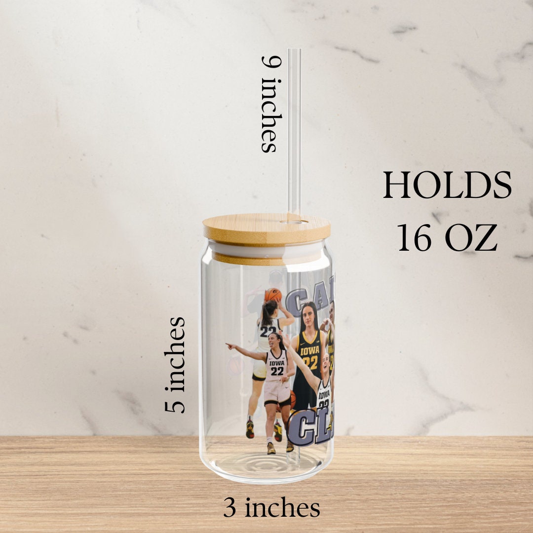 Caitlin Clark Iced Coffee Cup, March Madness, WNBA Merch, Iced Coffee ...