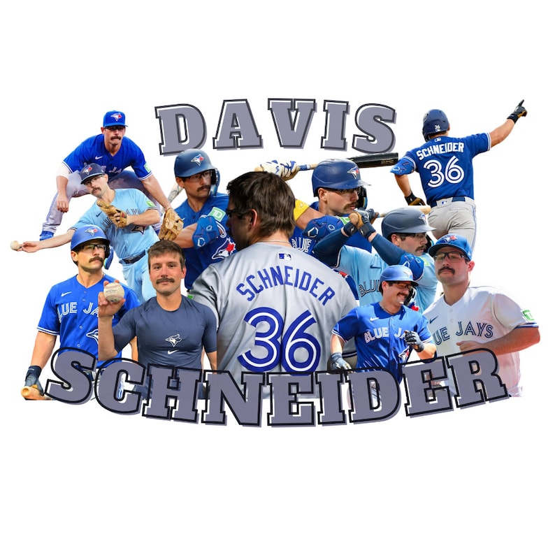 Davis Schneider Tshirt, Toronto Blue Jays, MLB Merch, Baseball Tshirt ...