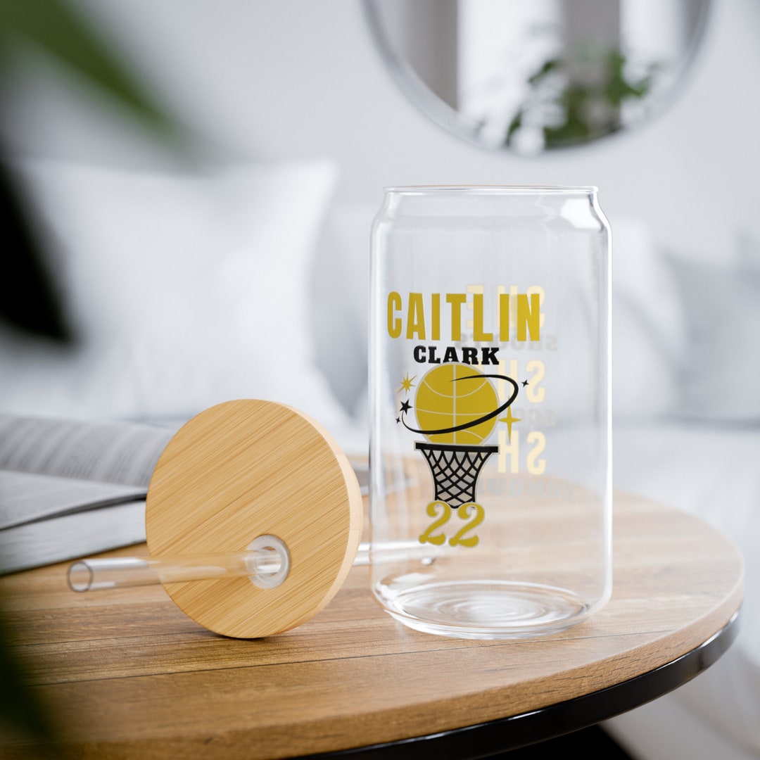 Caitlin Clark Iced Coffee Cup, WNBA Merch, March Madness, Iced Coffee ...