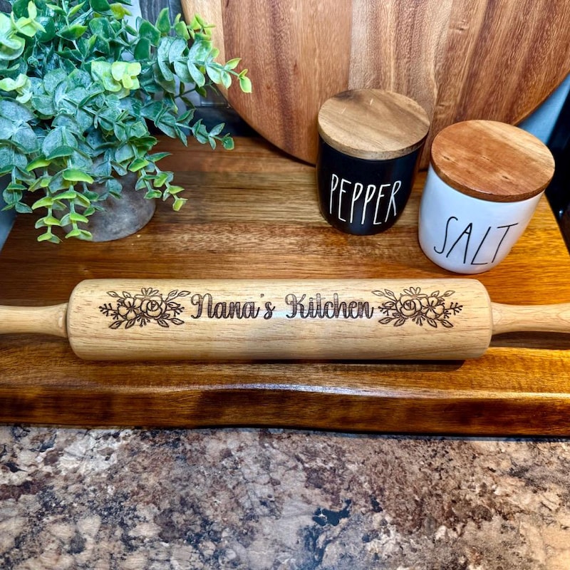 Rolling Pin Engraved - Etsy