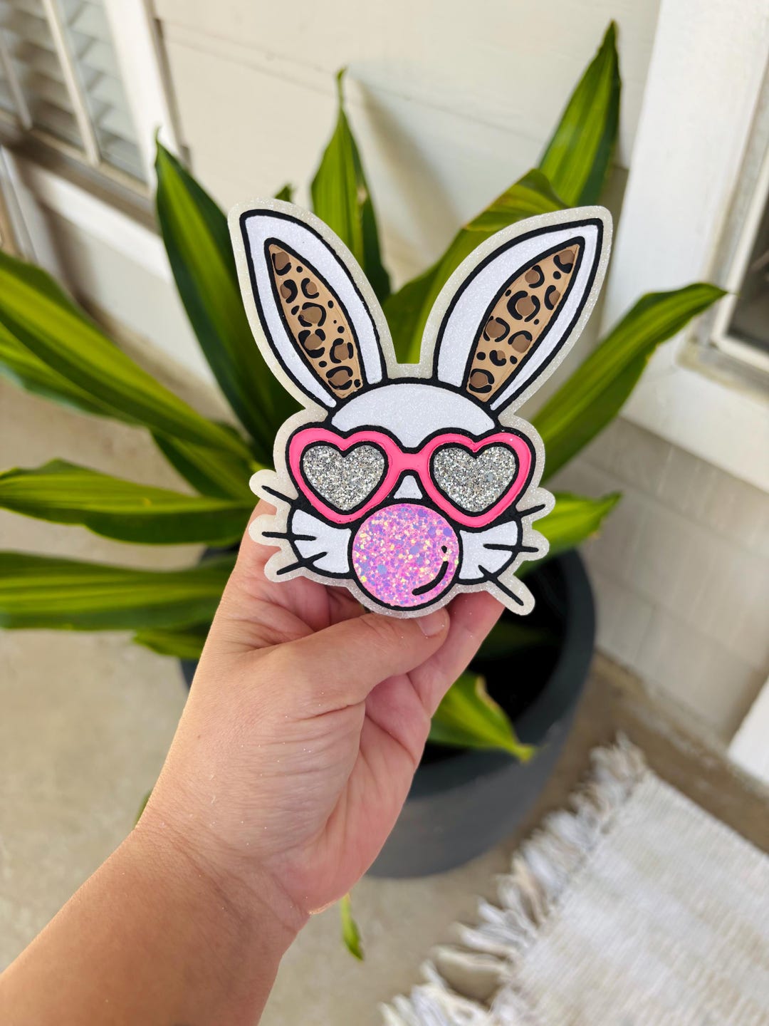 Bunny Blowing Bubble Gum Freshie | Easter Freshies | Spring | Bunny - Etsy