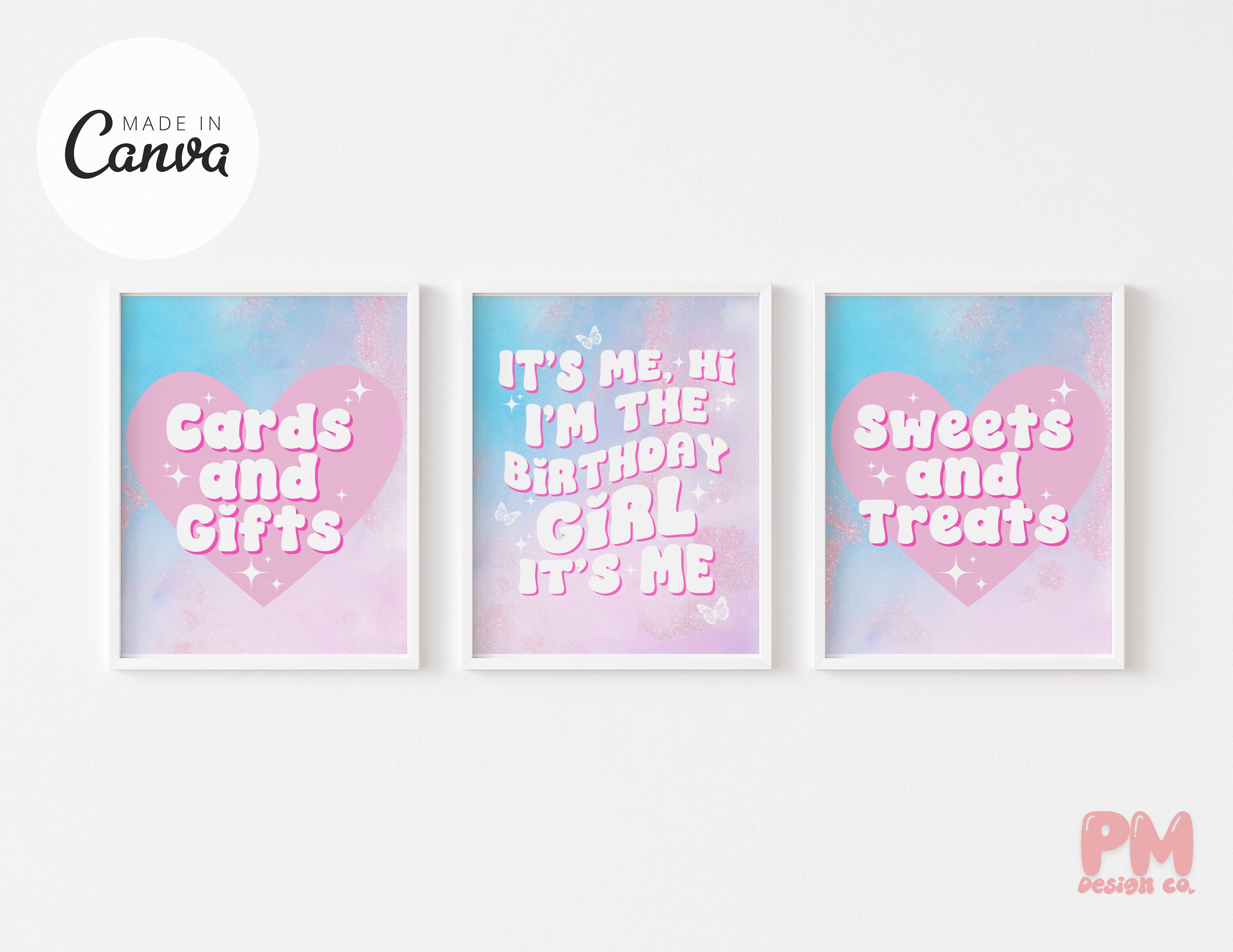 Printable Taylor Birthday Bundle Signs 8x10 Eras Birthday Party Theme ...