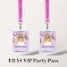 VIP Party Pass Badge Editable in My Birthday Era Party Pass Trendy ...