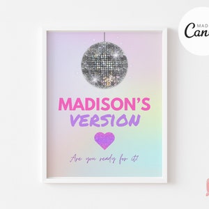Printable Taylor Birthday Bundle Signs 8x10 Eras Birthday Party Theme ...