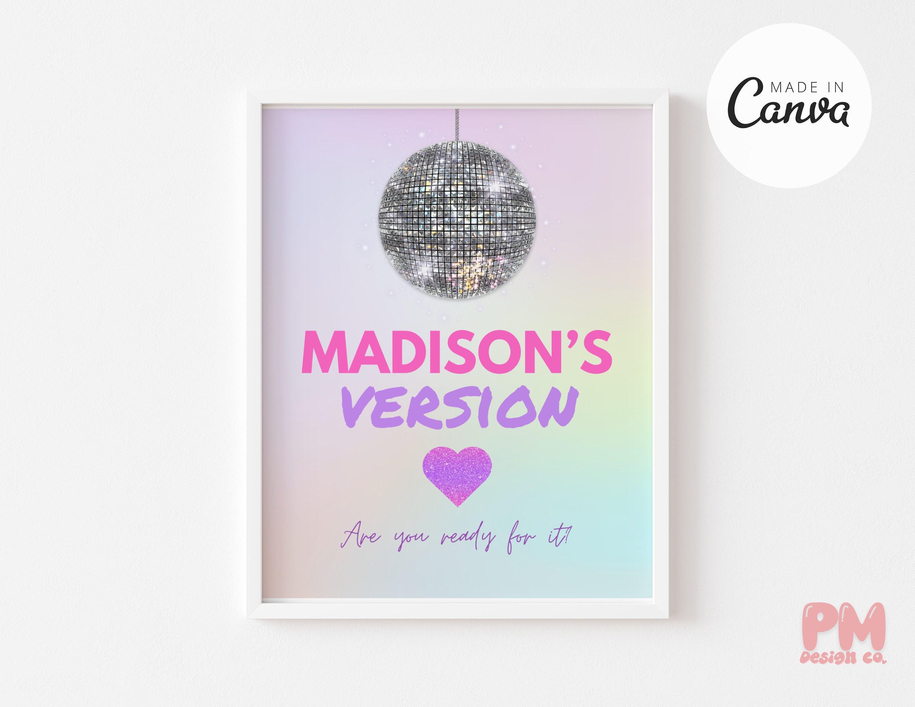 Printable Taylor Birthday Bundle Signs 8x10 Eras Birthday Party Theme ...