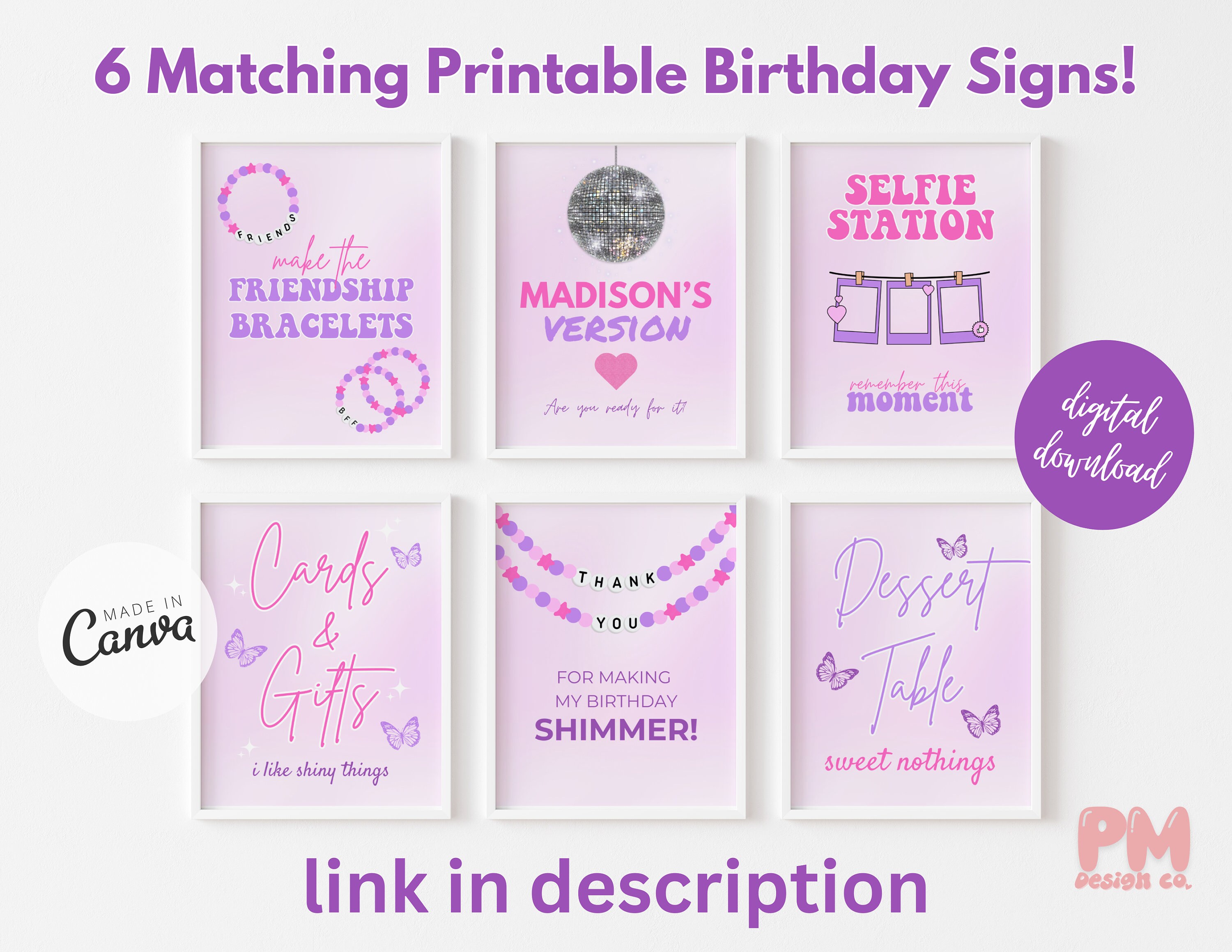 Printable Taylor Welcome Birthday Sign 18X24 Eras Birthday Party Theme ...