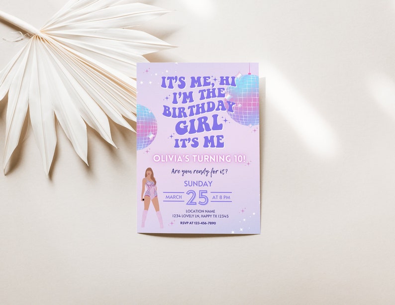 Editable in My Birthday Era Invitation Trendy Eras Invitation Eras ...