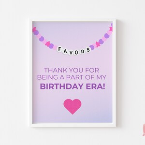 Printable Taylor Birthday Bundle Signs 8x10 Eras Birthday Party Theme ...
