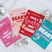 Gummy Bear Valentine Cards, Beary Valentines Exchange Cards, Girl ...