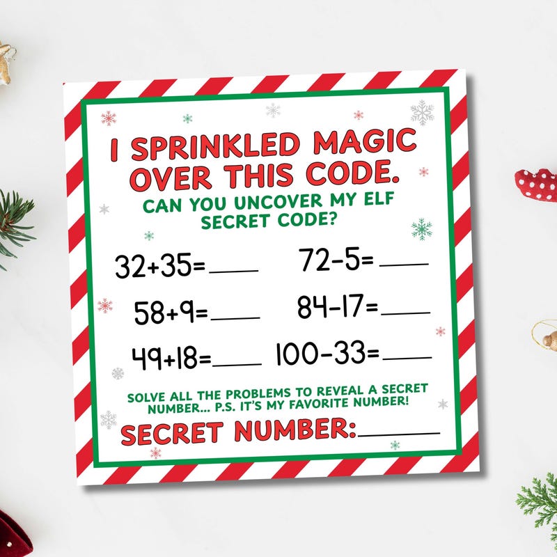 Elf Letters 6 7 - Etsy UK