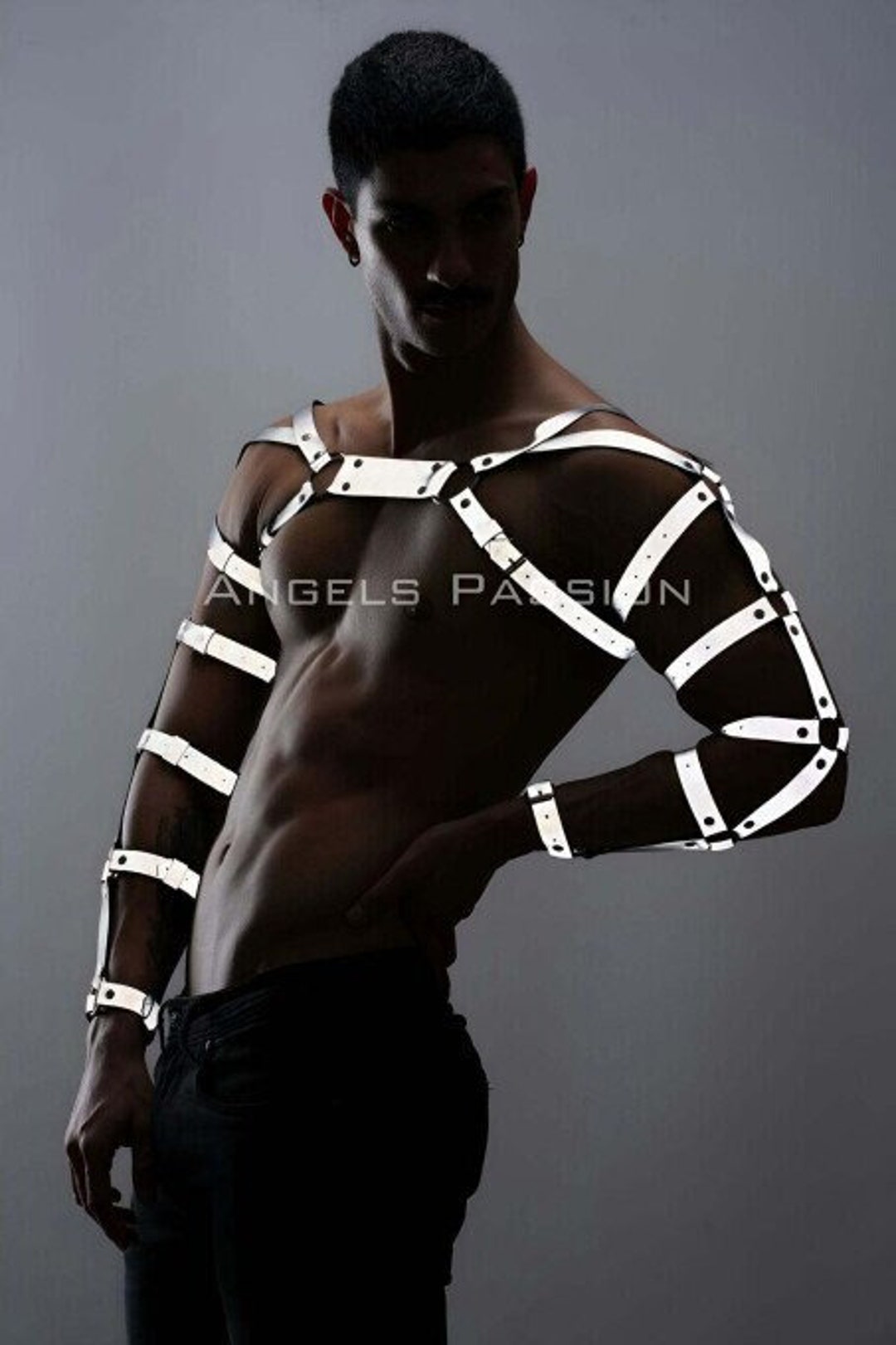 Reflective Men's Wrist Arm Shoulder Harness - Etsy
